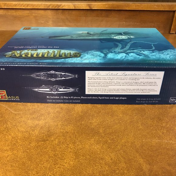 Pegasus | Toys | Pegasus Hobbies 144 Scale The Nautilus Submarine Model ...